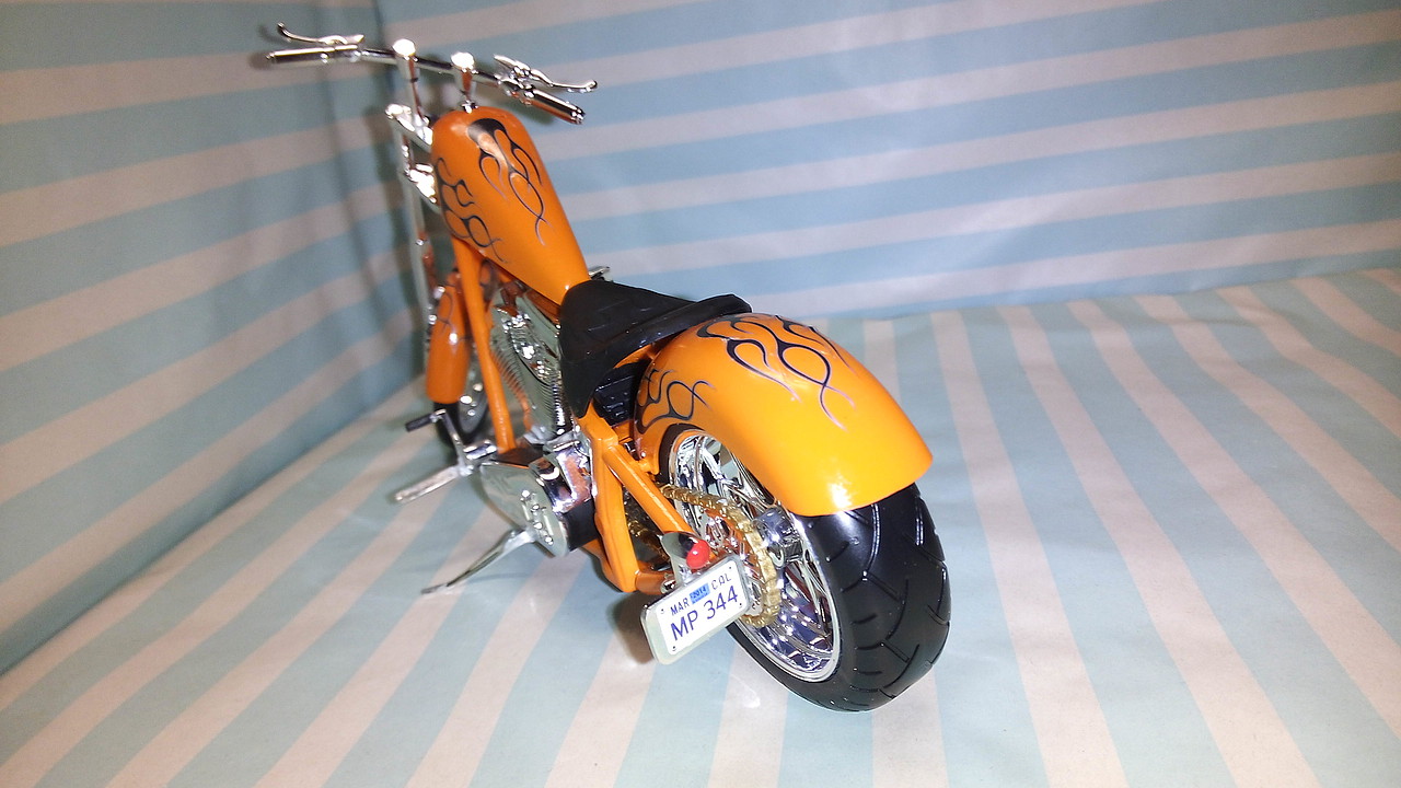 Custom Chopper Set -- 1/12 Scale Plastic Model Motorcycle Kit ...