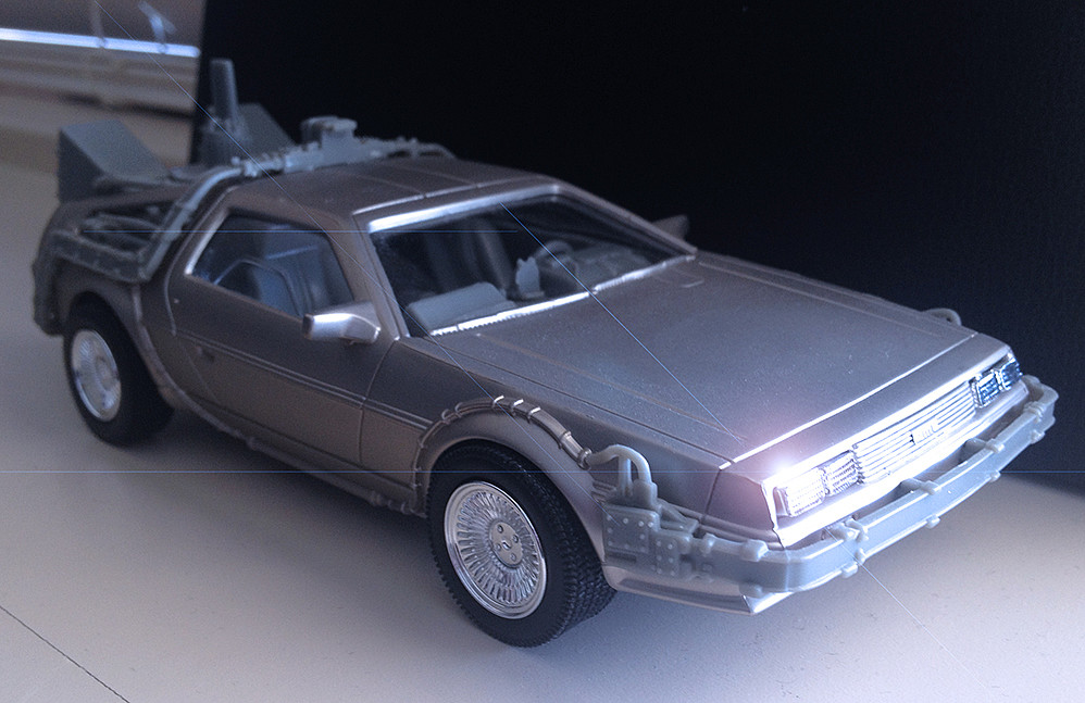 Back to the Future Time Machine -- Plastic Model Car -- 1/25 Scale -- # ...
