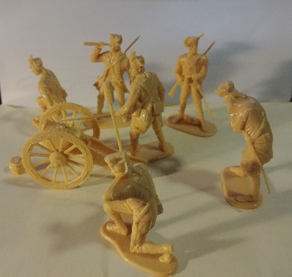 American Artillery Revolutionary War -- Plastic Model Military Diorama ...