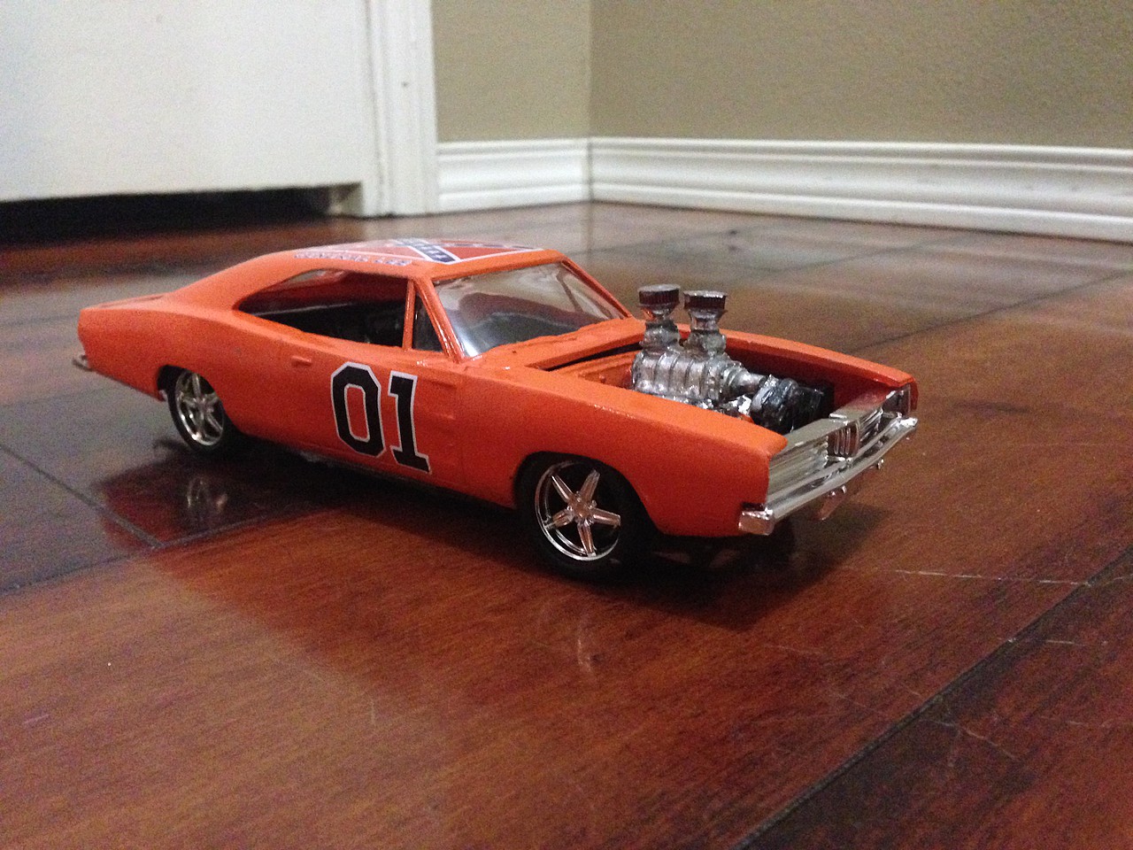 1969 General Lee Charger -- Plastic Model Car Kit -- 1/25 Scale - #706 ...