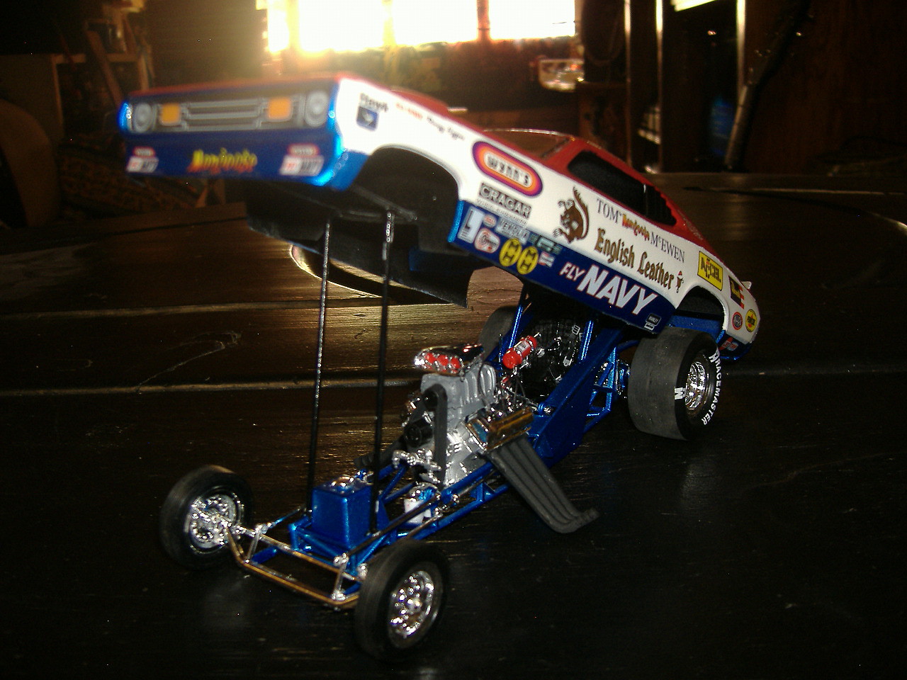 Mustang Funny Car -- Plastic Model Drag Car Kit -- 1/25 Scale -- #pc801 ...