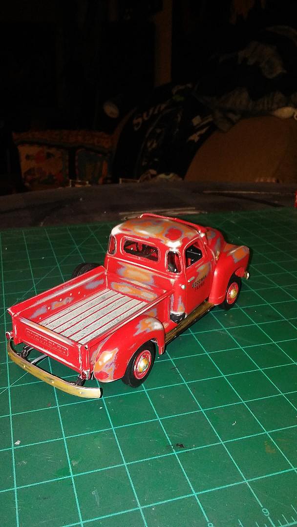 1950 Chevy Pick-Up -- Plastic Model Truck Kit -- 1/25 Scale -- #1076-12 ...