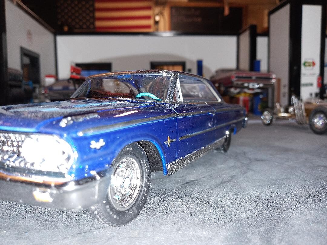 1963 Ford Galaxie -- Plastic Model Car Kit -- 1/25 Scale -- #1186 ...