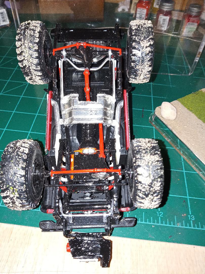 Jeep Wrangler Rubicon -- Plastic Model Jeep Kit -- 1/25 Scale -- #4501 ...