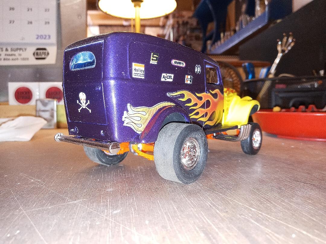 1933 Willys Panel Paddy Wagon (Monopoly) -- Plastic Model Car Vehicle ...