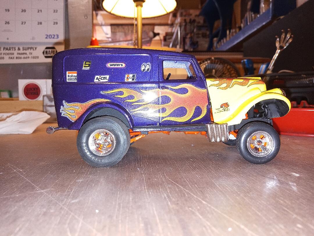 1933 Willys Panel Paddy Wagon (Monopoly) -- Plastic Model Car Vehicle ...