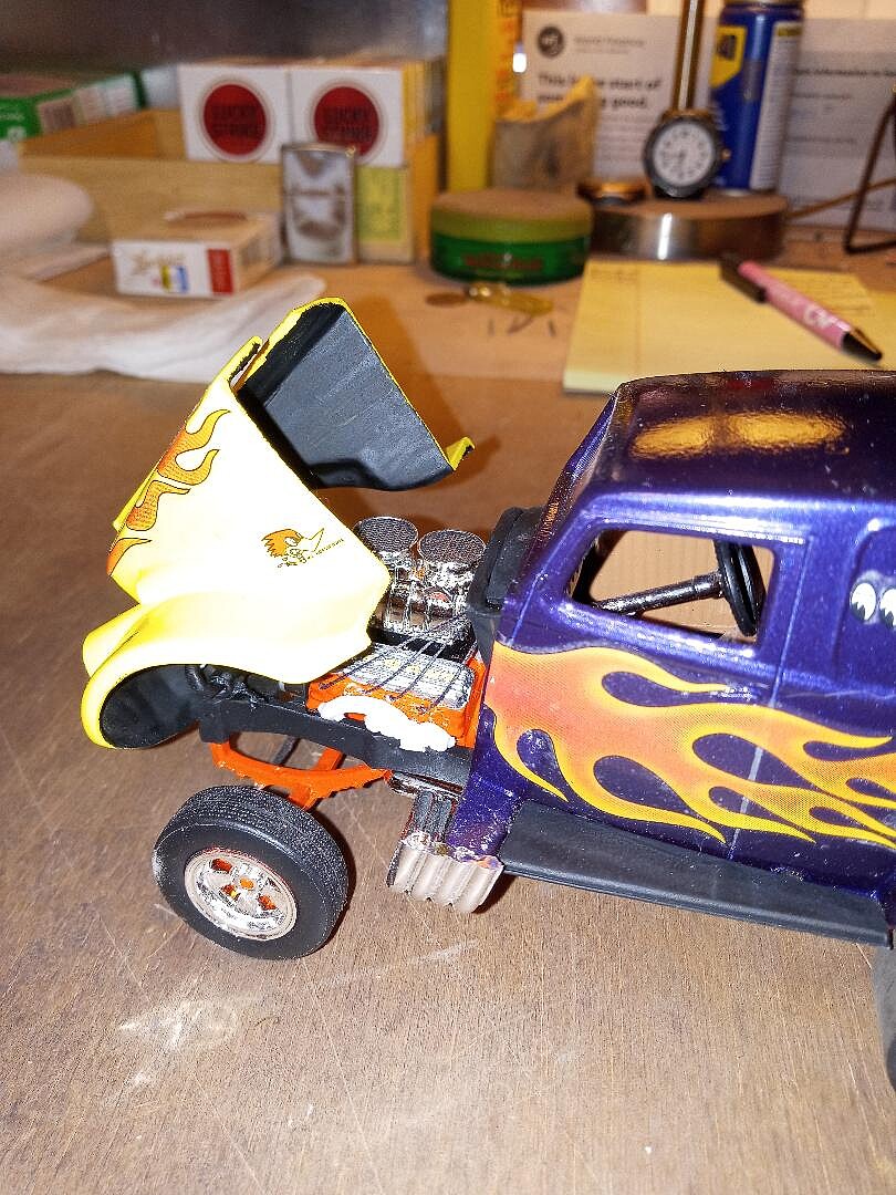 1933 Willys Panel Paddy Wagon (Monopoly) -- Plastic Model Car Vehicle ...