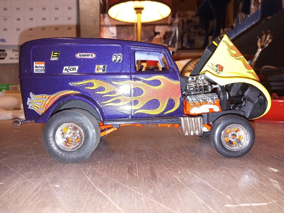 1933 Willys Panel Paddy Wagon (Monopoly) -- Plastic Model Car Vehicle ...