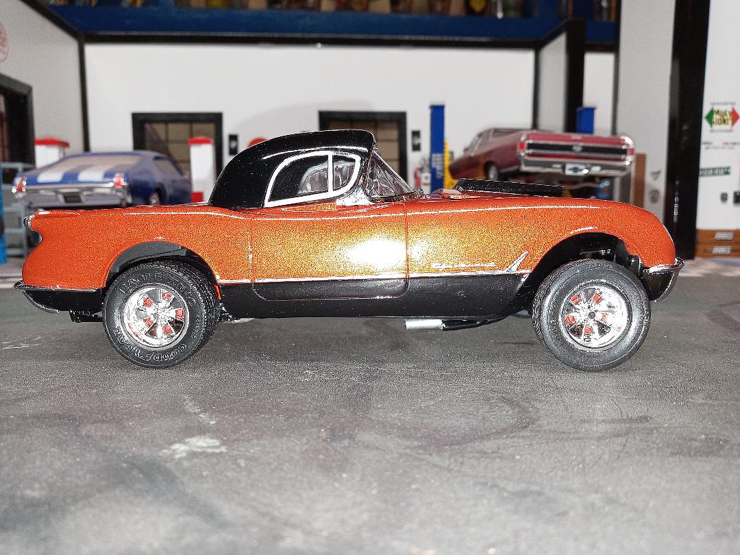 1953 Chevy Corvette USPS Stamps Series -- Plastic Model Car Vehicle Kit ...