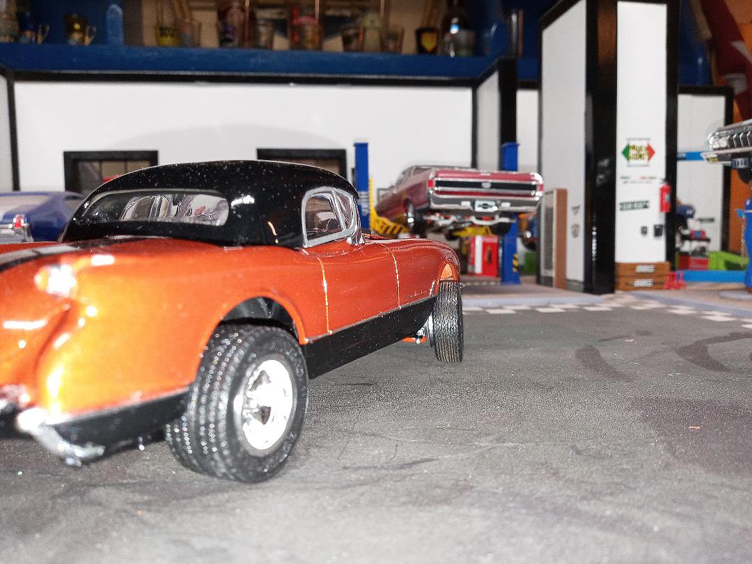 1953 Chevy Corvette USPS Stamps Series -- Plastic Model Car Vehicle Kit ...