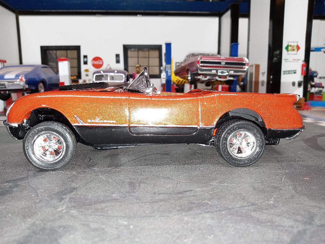 1953 Chevy Corvette USPS Stamps Series -- Plastic Model Car Vehicle Kit ...