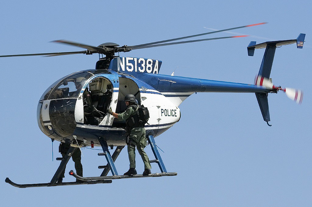 Hughes 500D Police Helicopter -- Plastic Model Helicopter Kit -- 1/48 ...