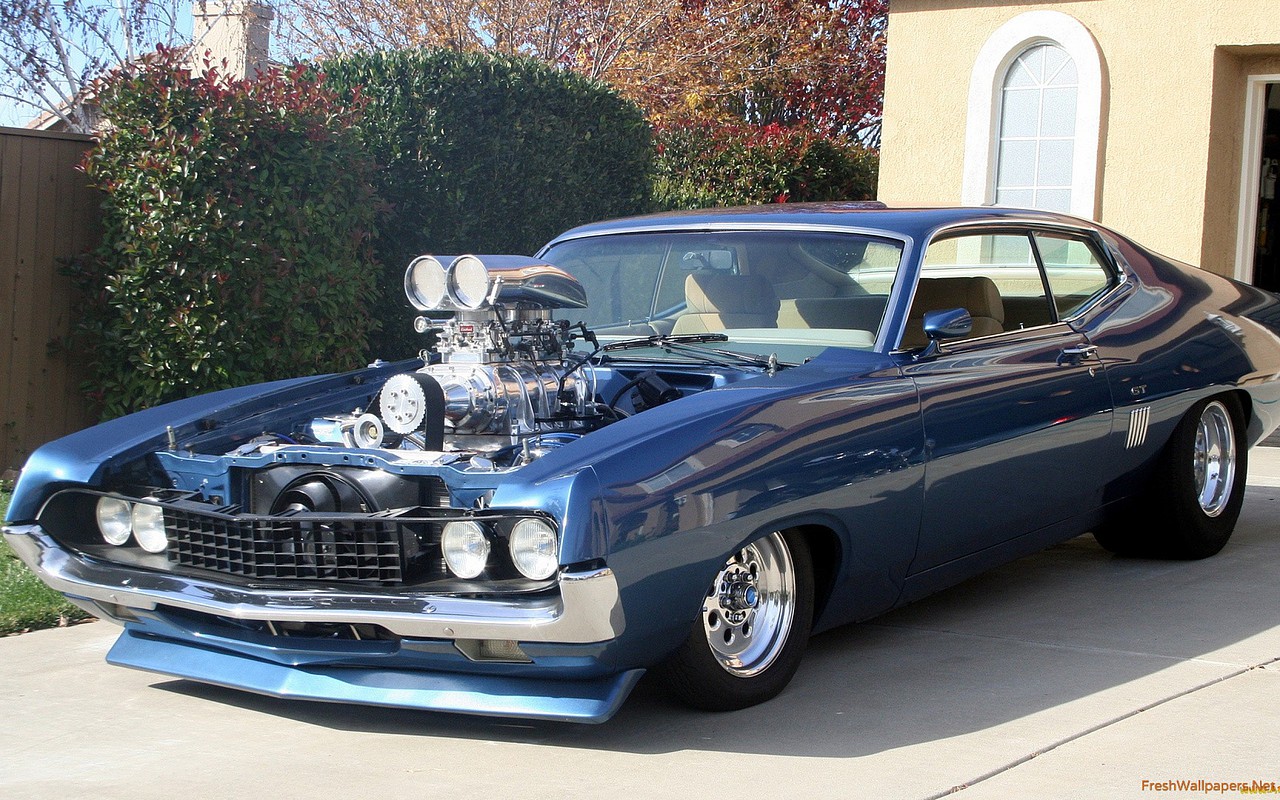 1970 Ford Torino GT 2'n1 -- Plastic Model Car Kit -- 1/25 Scale ...