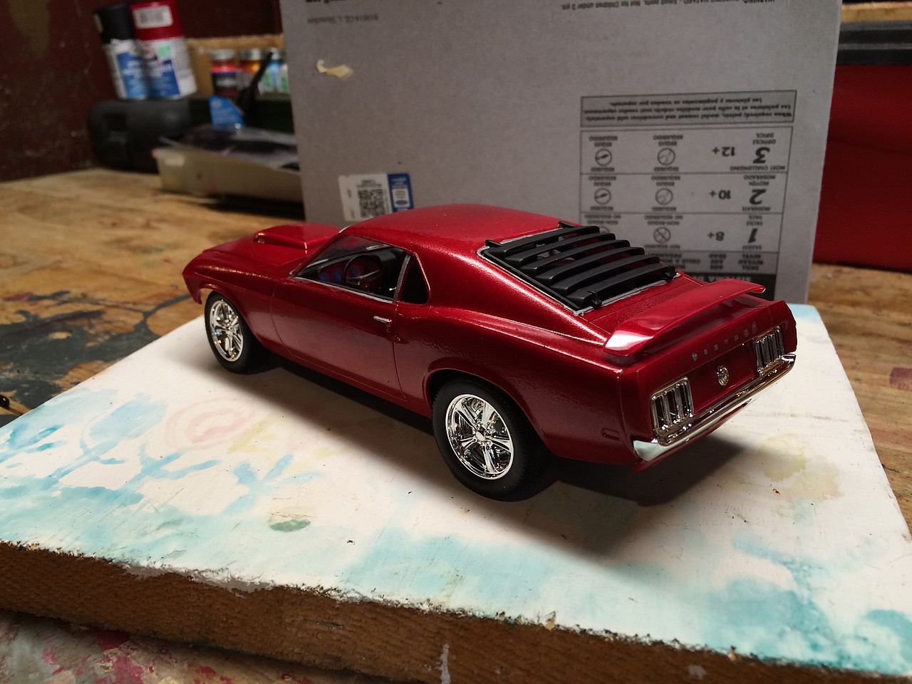 1970 Boss 429 Mustang 3'n1 -- Plastic Model Car Kit -- 1/24 Scale ...