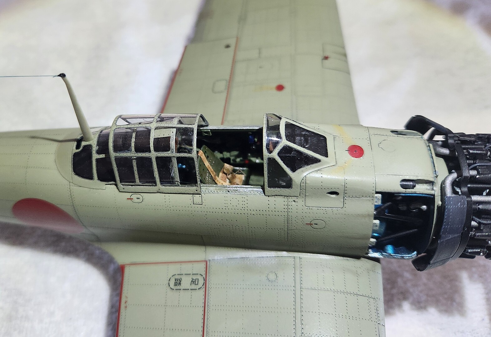 Mitsubishi A6M2b Zero Fighter Aircraft -- Plastic Model Airplane Kit ...