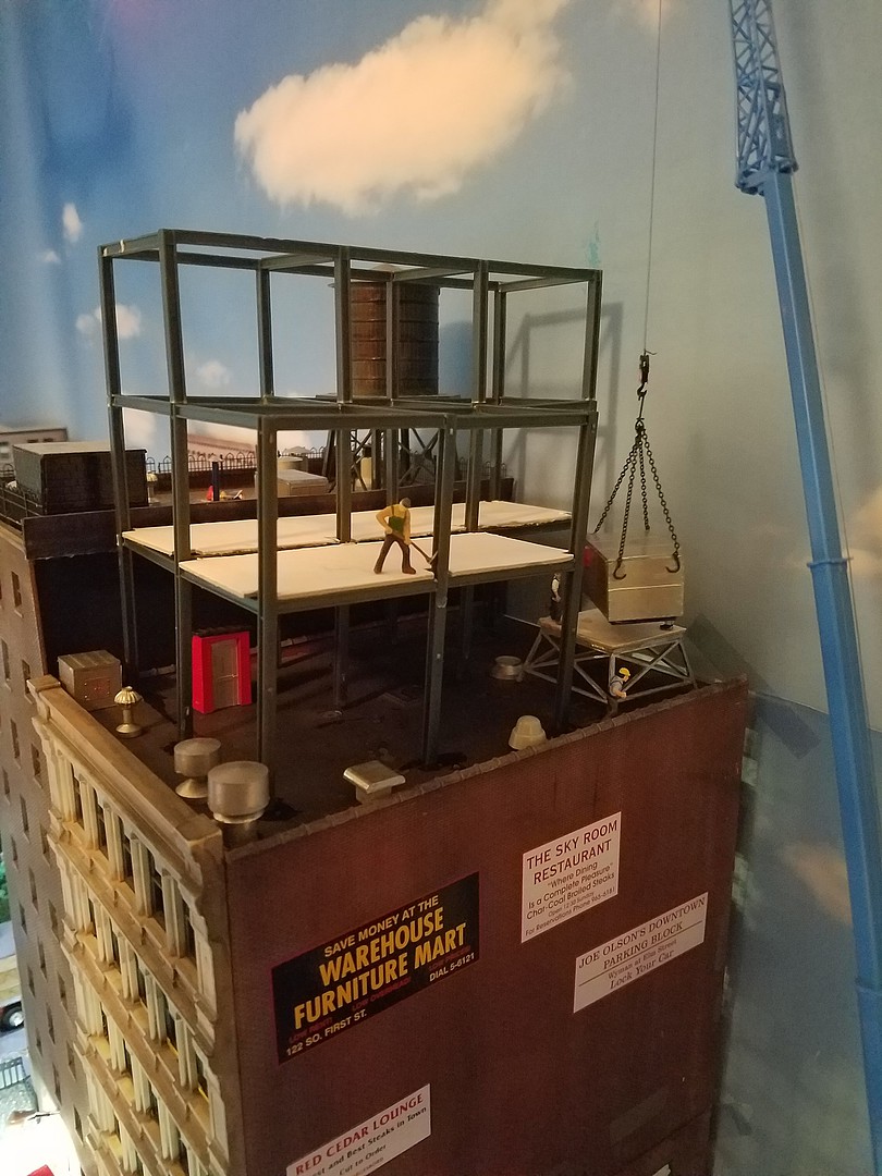 Skyscraper Construction Site - Kit -- HO Scale Model Railroad Building ...