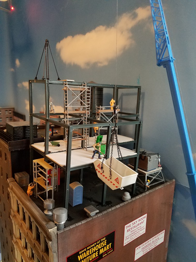 Skyscraper Construction Site - Kit -- HO Scale Model Railroad Building ...