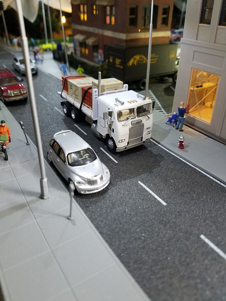 Flexible Self Adhesive Paved Highway -- HO Scale Model Railroad Road ...