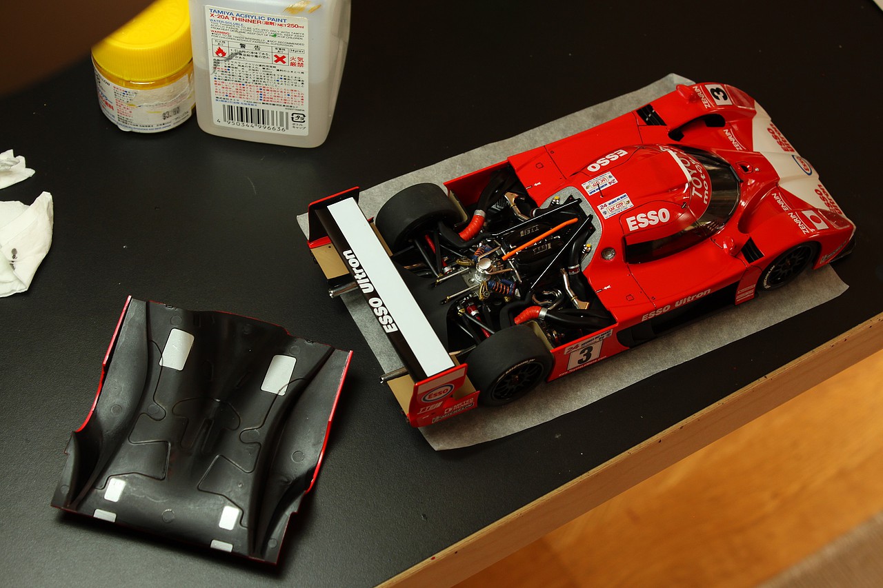 Toyota GT-One TS020 LeMans Racecar -- Plastic Model Car Kit -- 1/24 ...