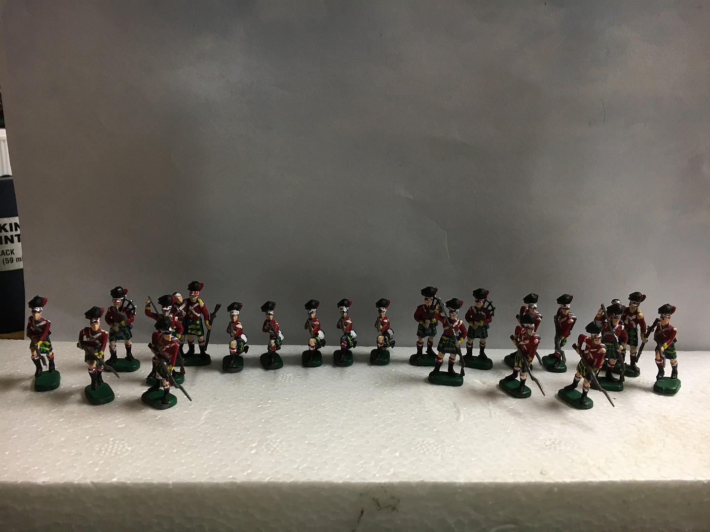 Napoleonic War British & Scots Infantry -- Plastic Military Figure Kit ...