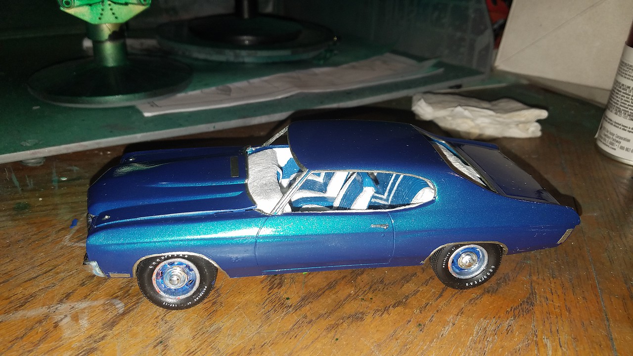 '70 Chevelle Baldwin Motion -- Plastic Model Car Kit -- 1/24 Scale ...