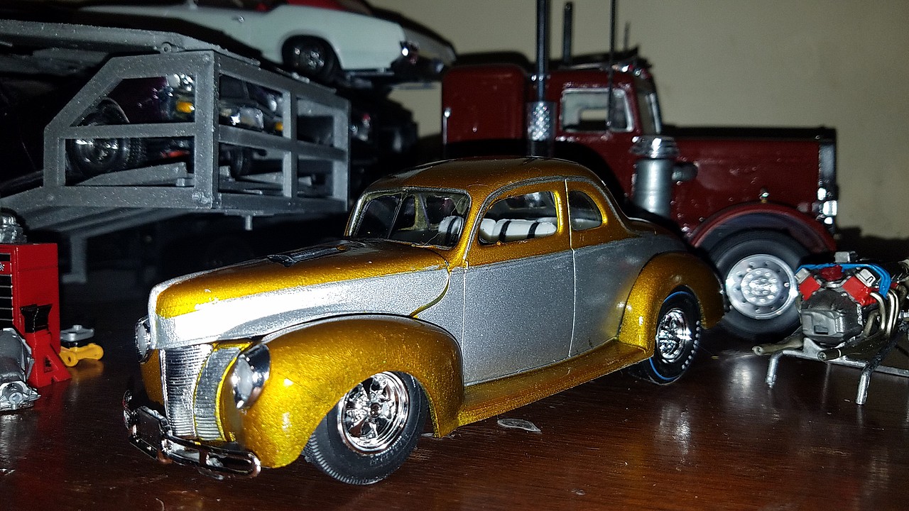 1940 Ford Coupe Original Art Series -- Plastic Model Car Kit -- 1/25 ...