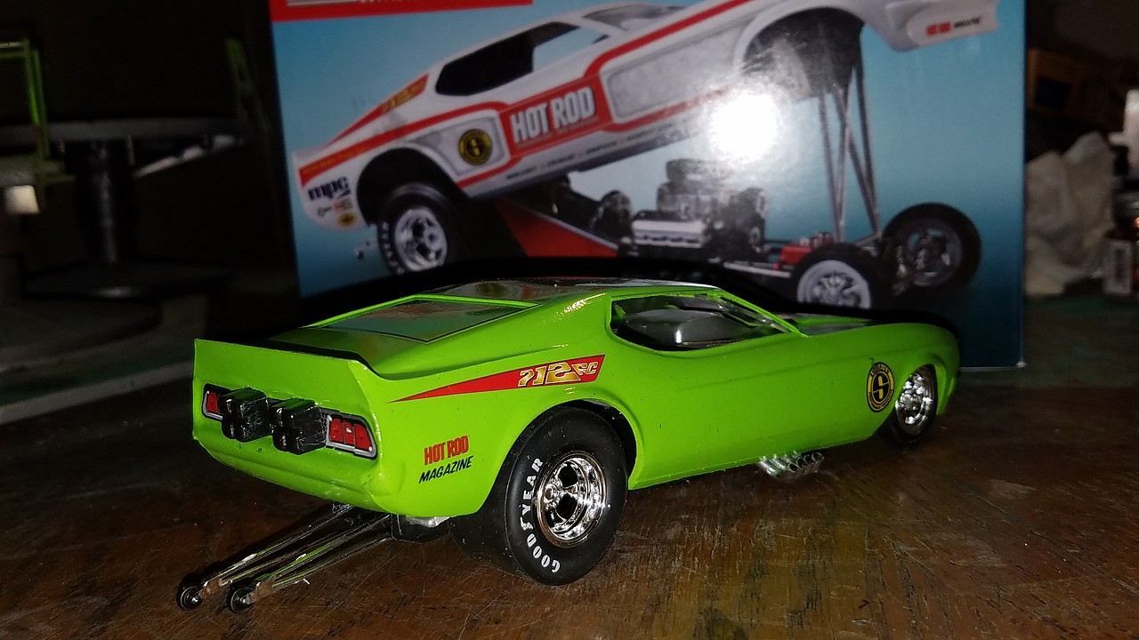 Mustang Funny Car -- Plastic Model Drag Car Kit -- 1/25 Scale -- #pc801 ...