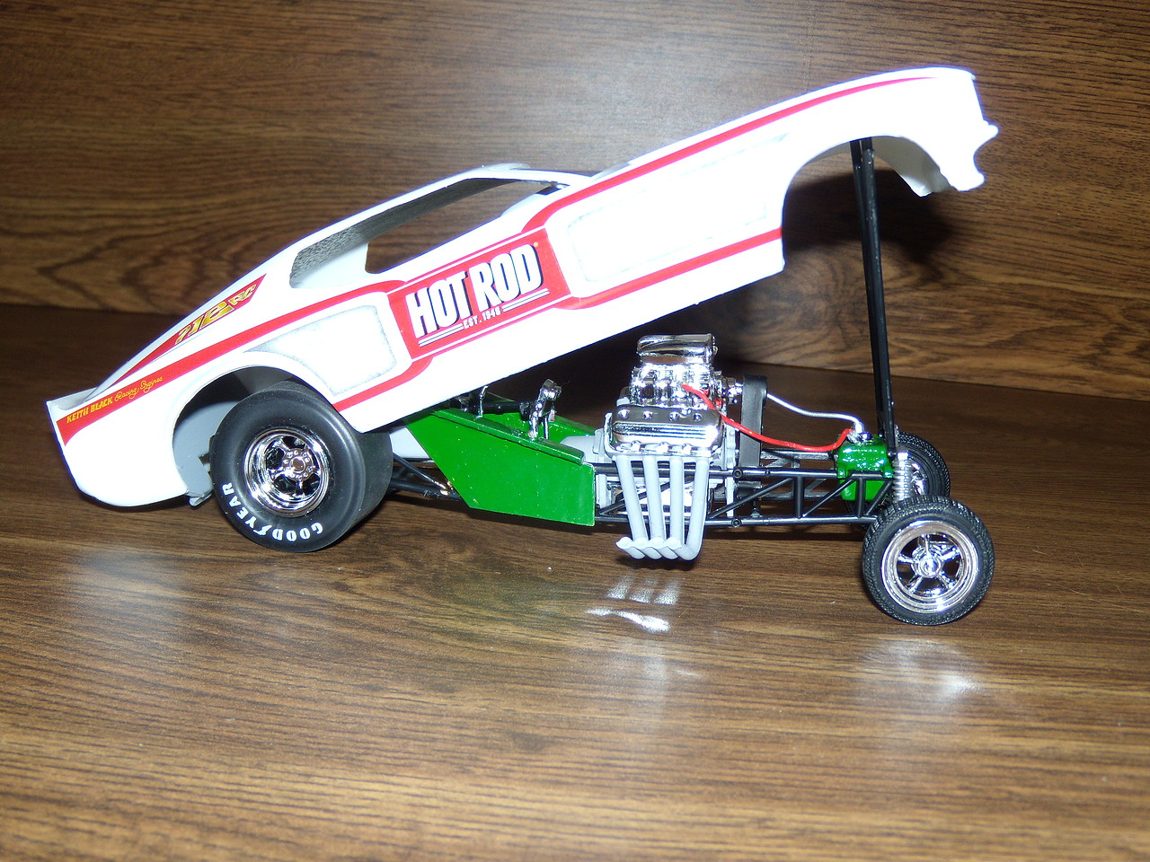 Mustang Funny Car -- Plastic Model Drag Car Kit -- 1/25 Scale -- #pc801 ...
