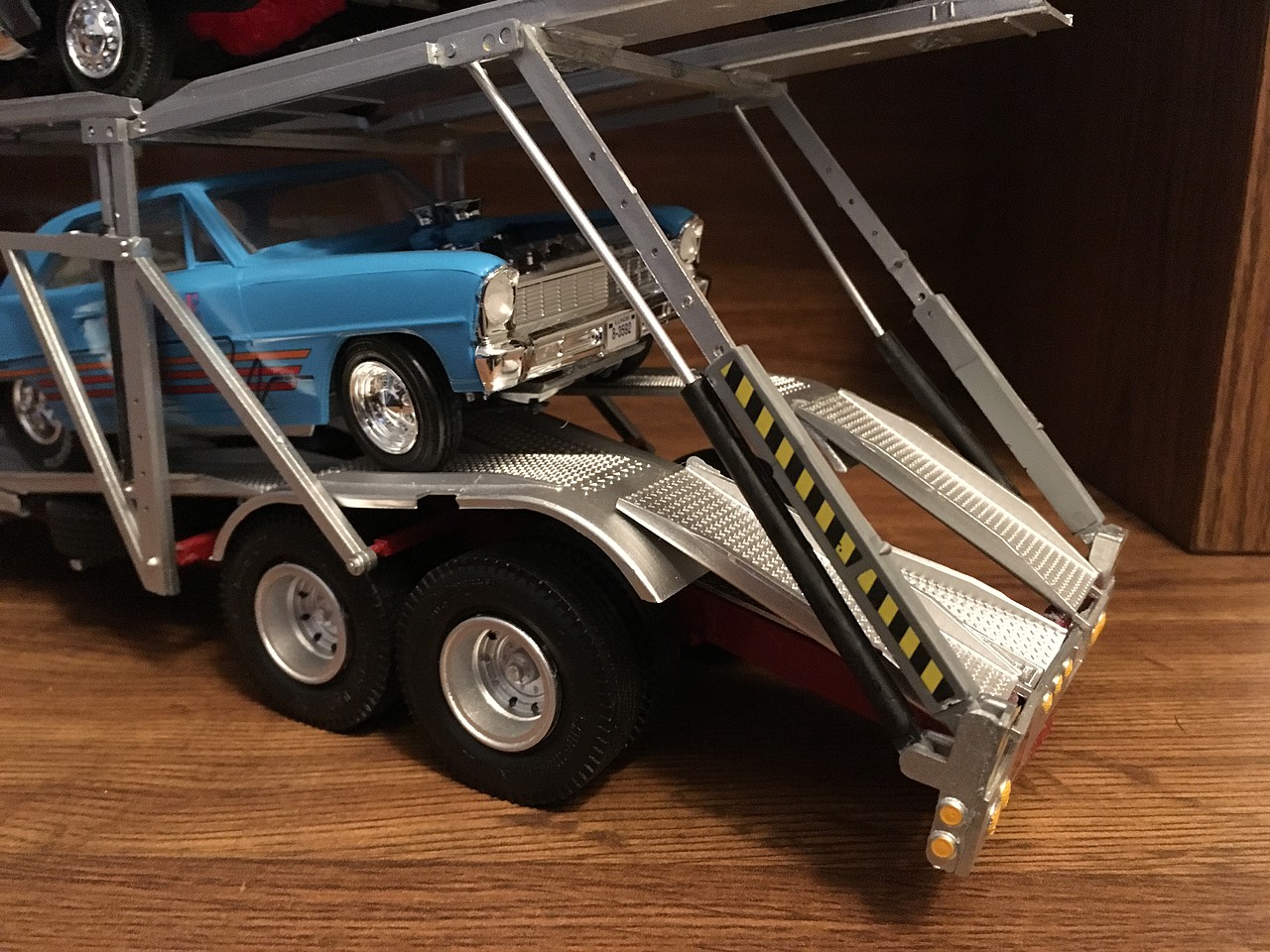 Auto Transport Trailer -- Plastic Model Trailer Kit -- 1/25 Scale ...