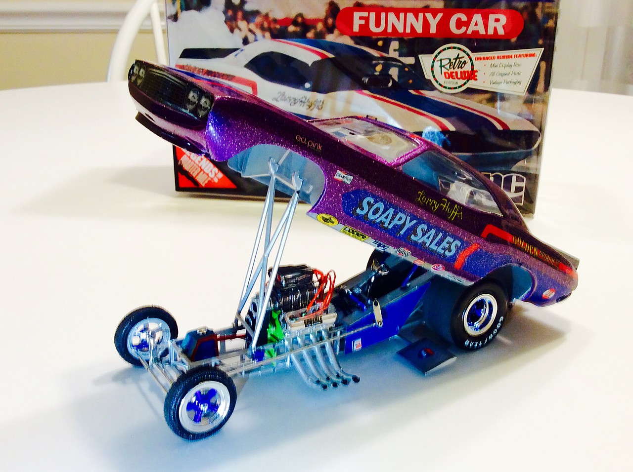 Dodge Challenger Soapy Sales Funny Car -- Plastic Model Car Kit -- 1/25 ...