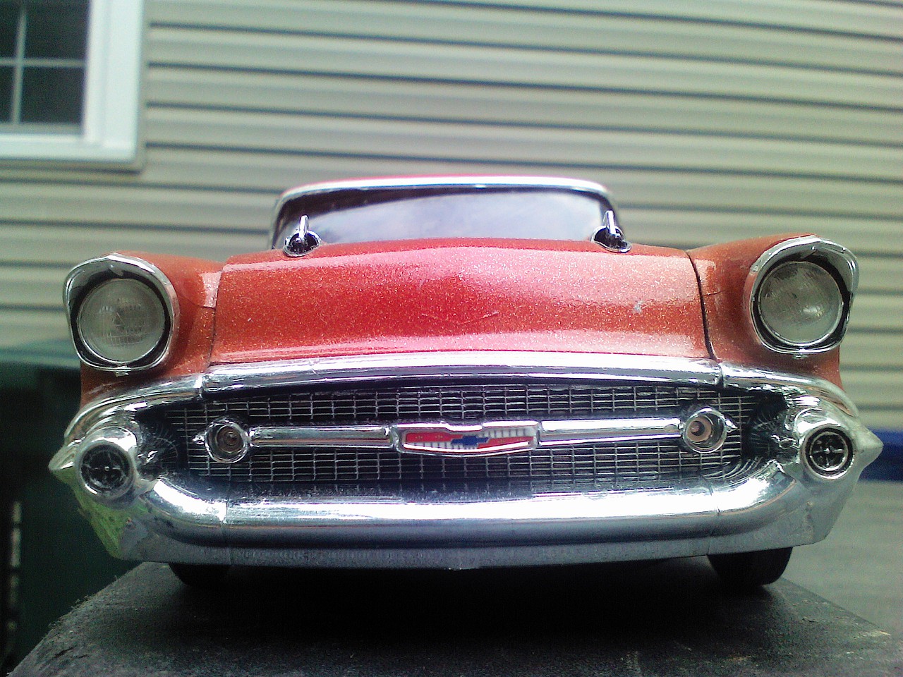 1957 Chevy Bel Air 2 Door Sedan 2'n1 -- Plastic Model Car Kit -- 1/25 ...