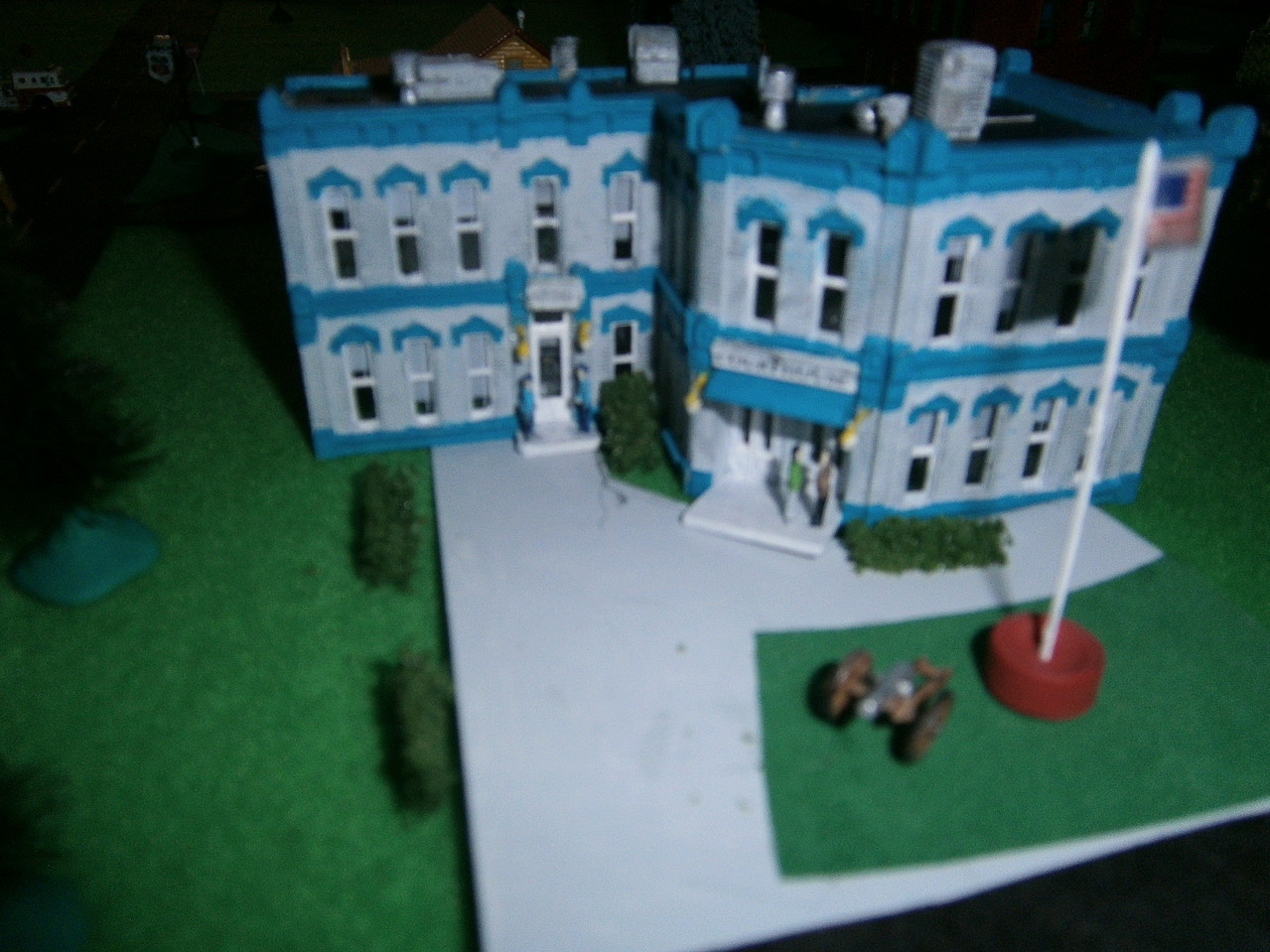 Pre Fab County Courthouse Kit -- N Scale Model Railroad Building -- # ...