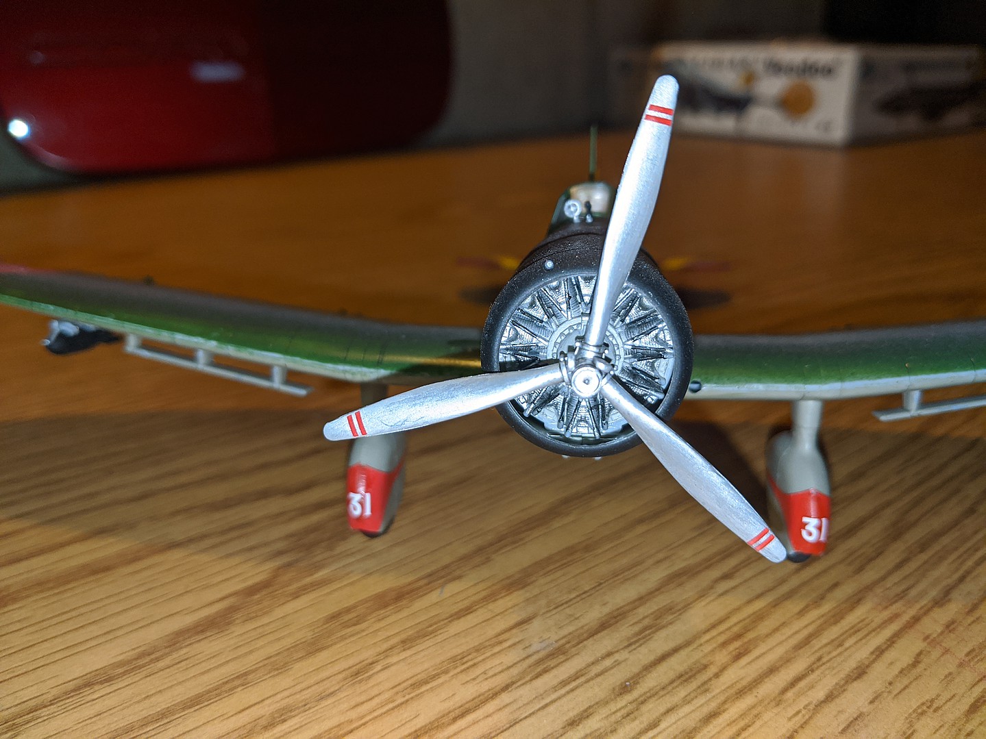 Aichi D3A1 Type 99 Carrier Dive Bomber Val -- Plastic Model Airplane ...