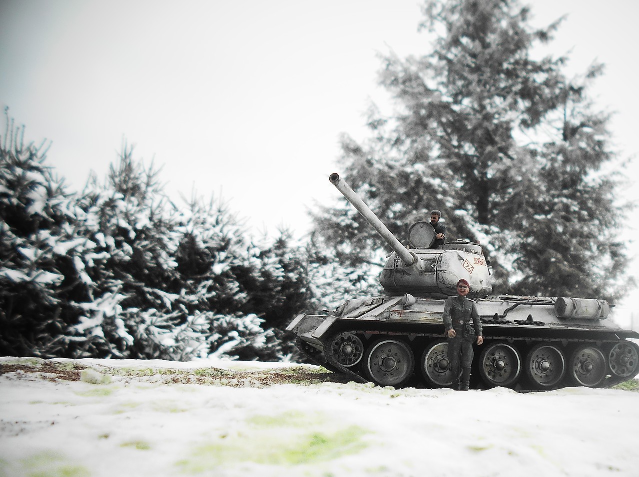 Russian Army Tank Soldiers Crew -- Plastic Model Military Figure Kit ...