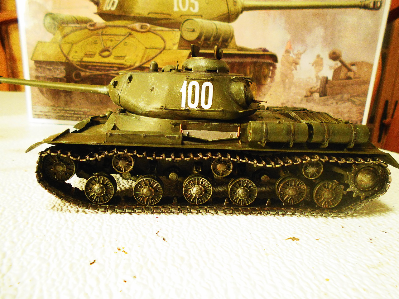 Soviet JS-2 (IS-2) Heavy Tank -- Plastic Model Military Vehicle Kit ...