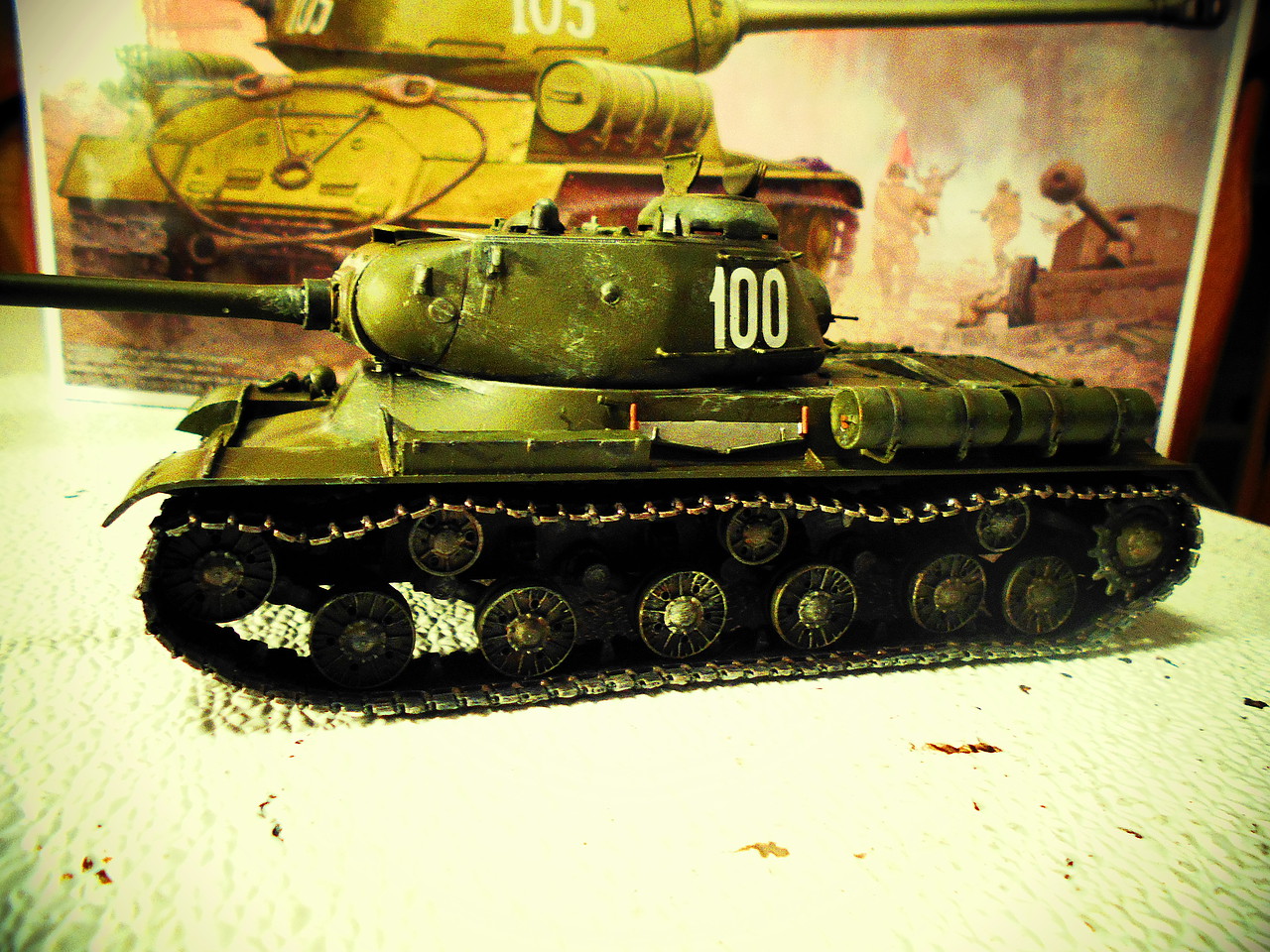 Soviet JS-2 (IS-2) Heavy Tank -- Plastic Model Military Vehicle Kit ...