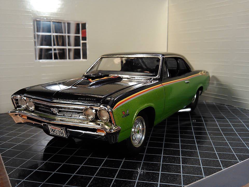 1967 Chevelle Pro Street -- Plastic Model Car Kit -- 1/25 Scale ...