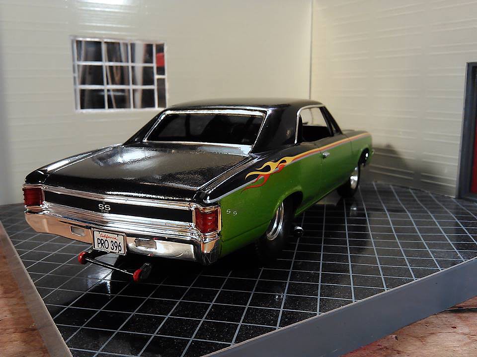 1967 Chevelle Pro Street -- Plastic Model Car Kit -- 1/25 Scale ...