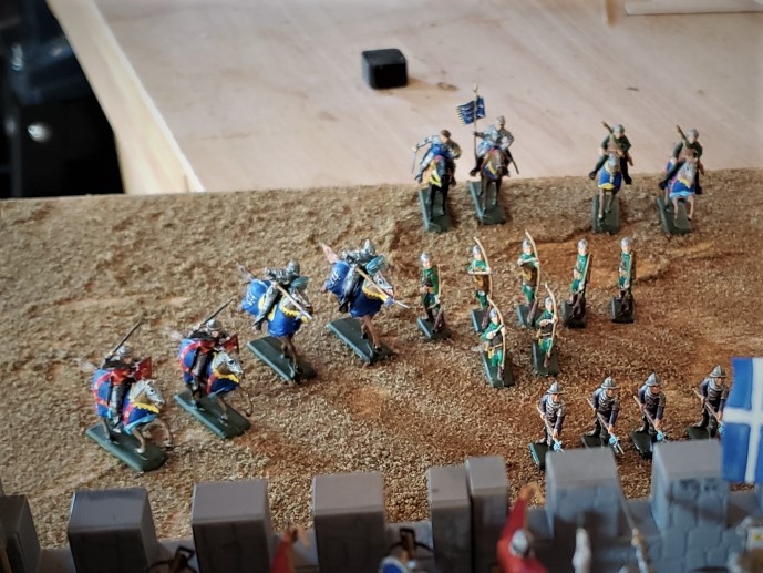 English Knights and Archers -- Plastic Model Military Figure Kit -- 1/ ...