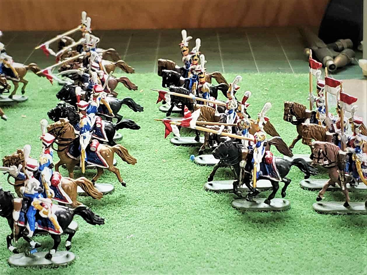 Napoleonic Wars French Light Cavalry -- Plastic Model Military Figure ...