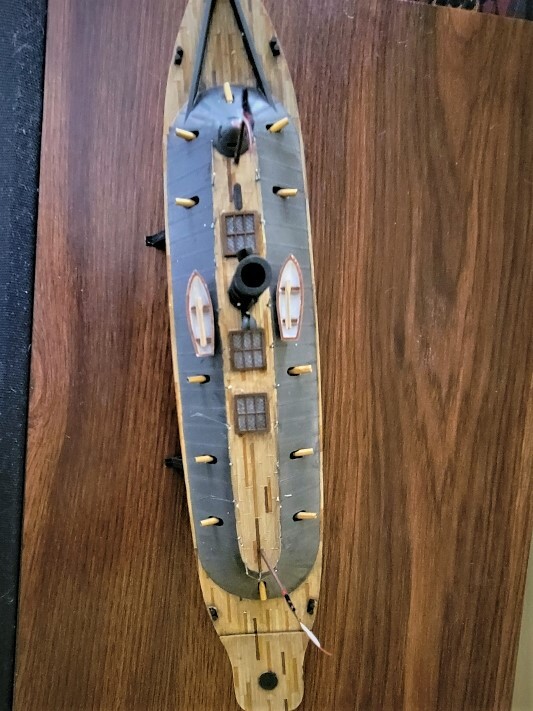 USS Monitor & Merrimack Civil War Ironclad Ships Set Pictures