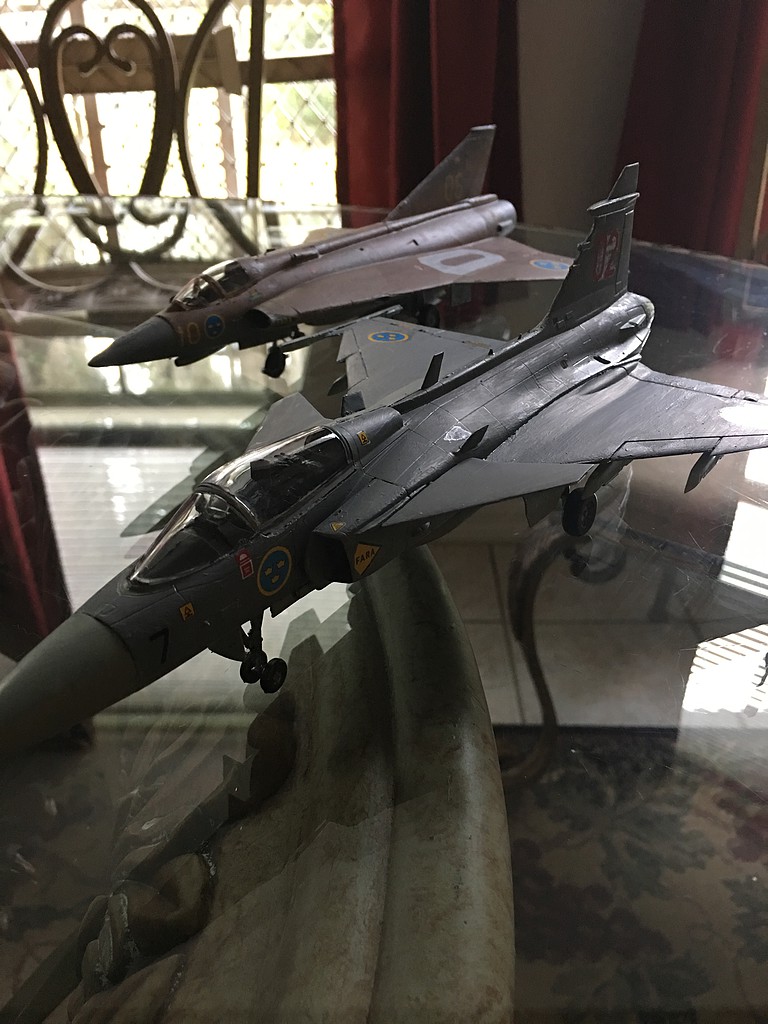 JAS 39 A Gripen -- Plastic Model Airplane Kit -- 1/48 Scale -- #552638 ...