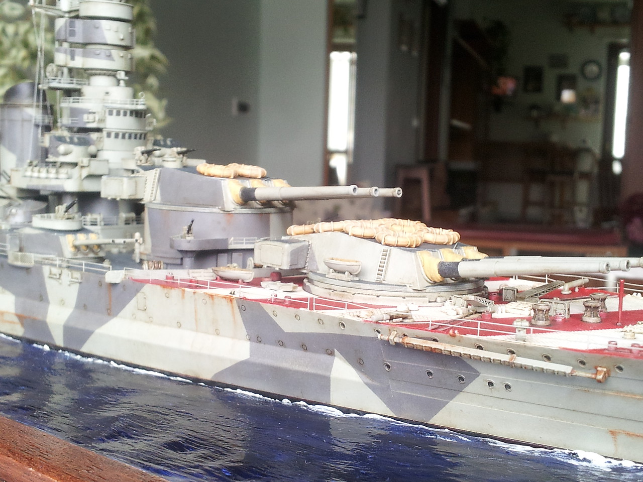 RN Roma Italian Navy Battleship 1943 -- Plastic Model Military Ship ...