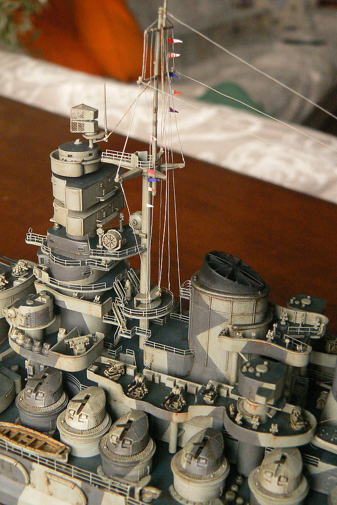 RN Roma Italian Navy Battleship 1943 -- Plastic Model Military Ship ...