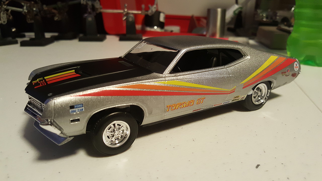 1970 Ford Torino GT 2'n1 -- Plastic Model Car Kit -- 1/25 Scale ...