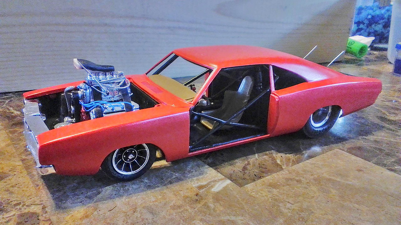 1969 General Lee Charger -- Plastic Model Car Kit -- 1/25 Scale - #706 ...
