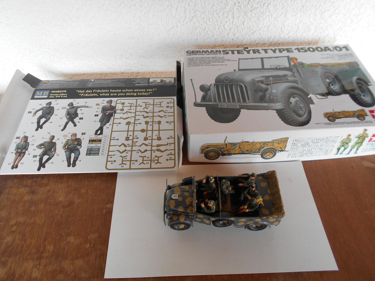 German Steyr 1500A -- Plastic Model Military Vehicle Kit -- 1/35 Scale ...