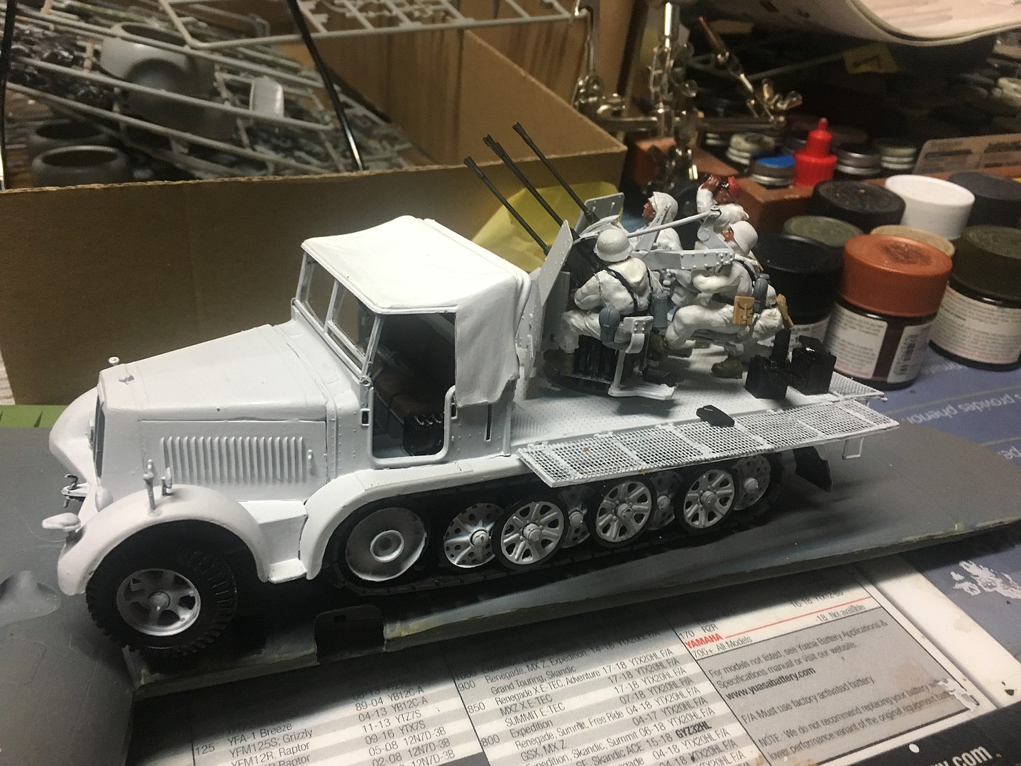 Gallery Pictures Tamiya German 8 Ton 1/2 Track Sd.Kfz. Plastic Model ...