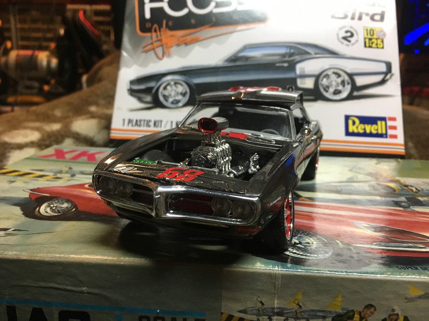 1968 Pontiac Firebird -- Plastic Model Car Kit -- 1/25 Scale -- #854905 ...