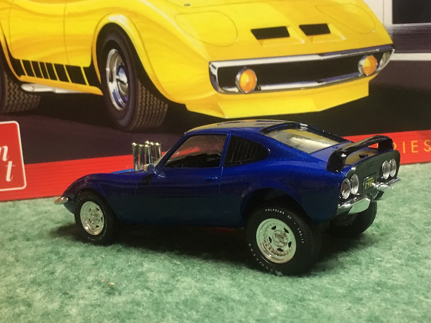 Opel GT Car (White) -- Plastic Model Car Kit -- 1/25 Scale -- #729 ...